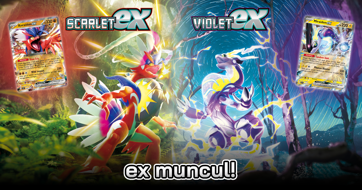 Booster Pack "Scarlet ex" dan "Violet ex"｜Laman Resmi Pokémon Game Kartu Koleksi “Situs Web ...