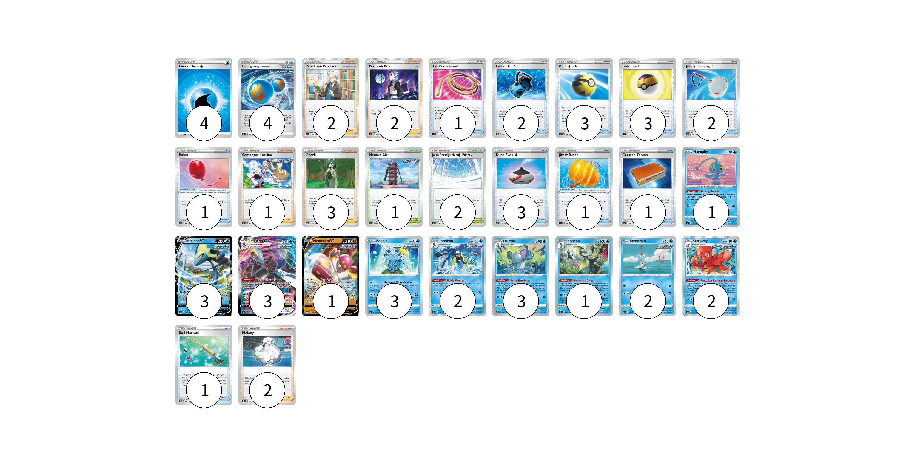 Decklist | Situs Web Pelatih