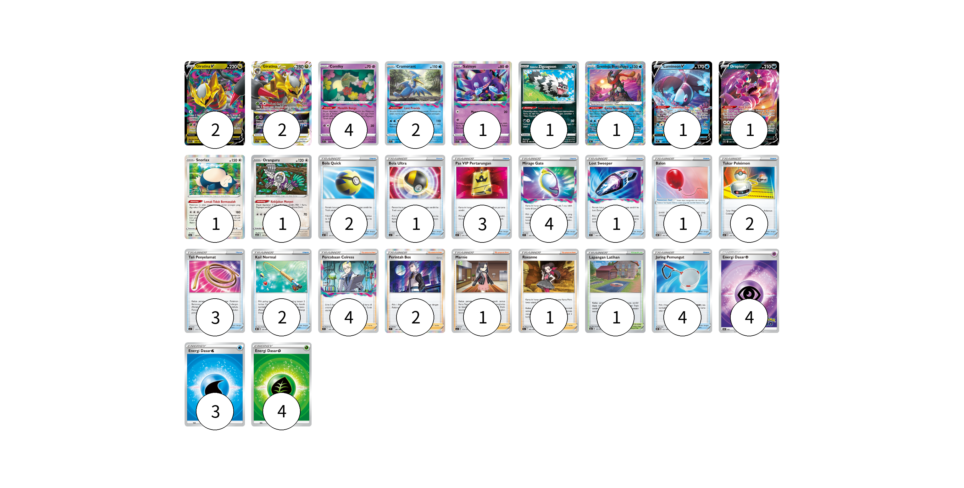 Decklist | Situs Web Pelatih