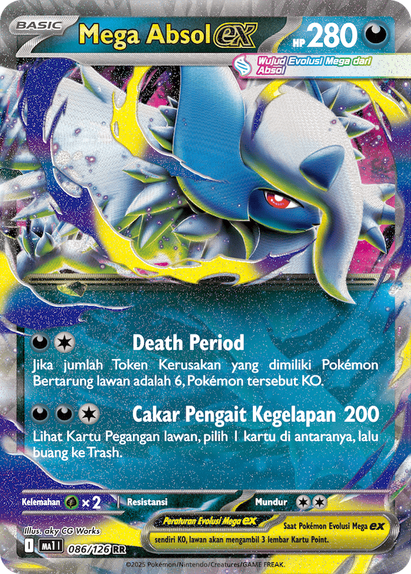 Seri baru dimulai! Benturan sengit Pokémon Evolusi Mega ex! Dijual tanggal 26 September 2025 ...