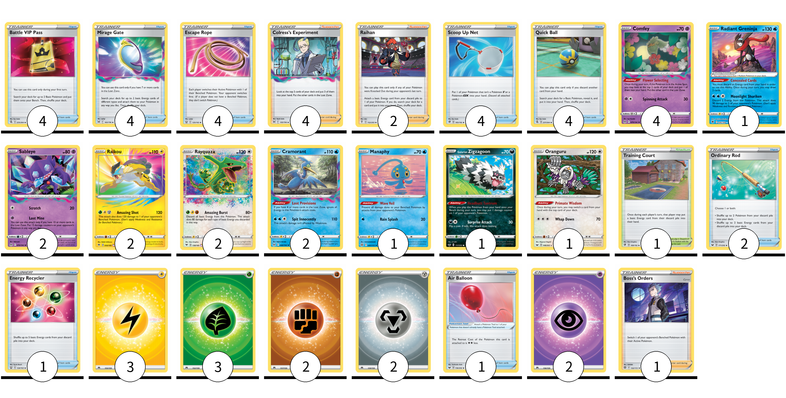 Decklist | Trainers Website